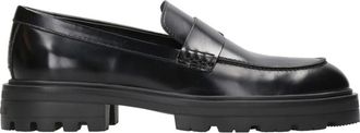Hogan Homme, Chaussures, Noir, Taille: 40 EU Mocassins en cuir H673