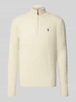 Polo Ralph Lauren Regular Fit Troyer aus Woll-Kaschmir-Mix