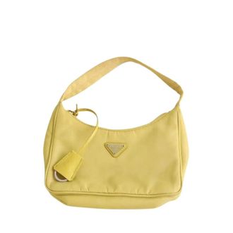 Prada Sac d&eacute;paule Pre-owned Re-Edition 2005 - Femme - Pre-owned - Jaune - Taille: ONE Size