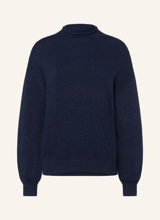 Mos Mosh Mos Mosh Pullover Mmbine Mit Glitzergarn blau