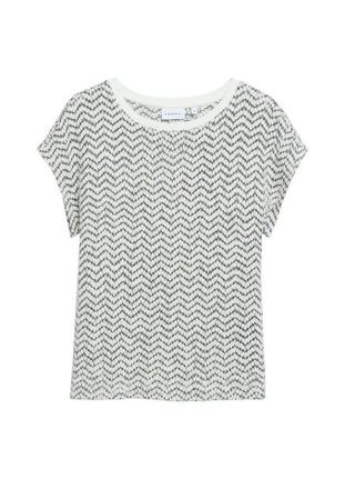 Comma Sweatshirt Sweatshirt Shirt aus Strukturjersey