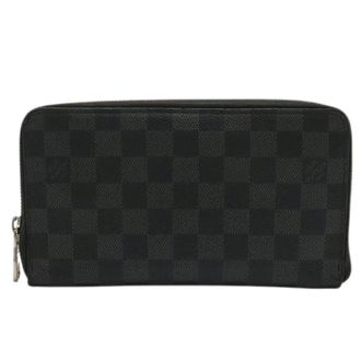 Louis Vuitton Pre-owned Zippy Organizer Damier Graphite Long Wallet - Homme - Pre-owned - Noir - Taille: ONE Size