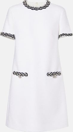 Valentino Verziertes Minikleid aus Tweed