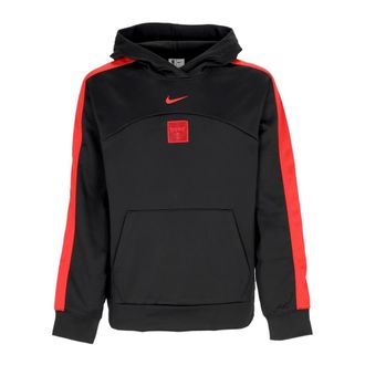 Nike Chicago Bulls Courtside Hoodie Schwarz/Rot - - Sport - Herren - Schwarzk - XS