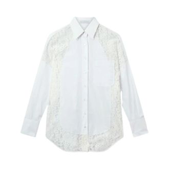 Stella McCartney Popeline-Hemd aus Baumwolle - - Blouses & Shirts - Damen - Wei&szlig; - XS