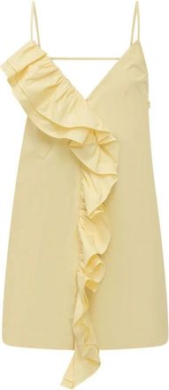 Msgm Msgm, Femme, Robes, Jaune, Taille: 36 FR Abito