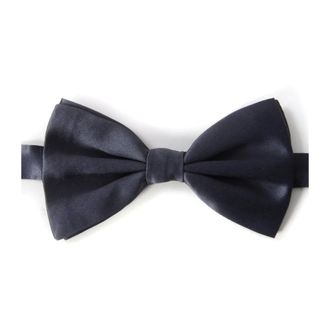 Dolce & Gabbana Homme, Accessoires, Gris, Taille: ONE Size Papillon en Satin de Soie