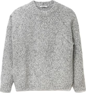 Gauch&egrave;re Femme, Pulls, Gris, Taille: 38 FR Tricot &agrave; col rond