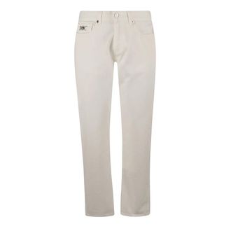 Versace Wei&szlig;e Denim Hose Nicht-Stretch - - Jeans - Herren - Wei&szlig; - W32
