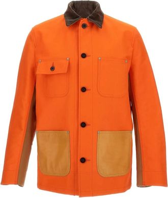 Junya Watanabe Homme, Vestes, Orange, Taille: L Pocket Jacket