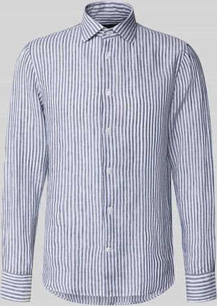 Matinique Modern Fit Freizeithemd aus Leinen mit Kentkragen