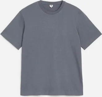 Arket Lockeres T-Shirt 220 GSM -Blau