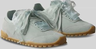 Calvin Klein Sneaker aus Veloursleder mit zwei Schn&uuml;rsenkeln
