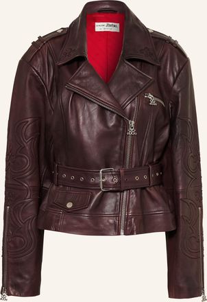 Gestuz Lederjacke Bxgken rot