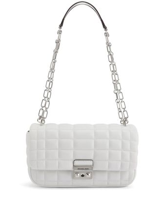 Michael Kors grand sac porté épaule Tribeca - Blanc