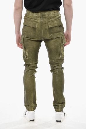 Rick Owens DRKSHDW Cargo-Hose MASTODON CUT aus beschichteter Baumwolle mit Elastikbund Rick Owens
