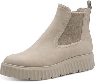 Tamaris Femme Damen Boot Flat 1-25420-45 Bottine, Gris Clair, 41 EU