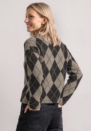 Street One Langarmshirt aus softem Materialmix