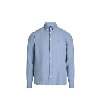 Hackett Chemise droite col am&eacute;ricain en lin