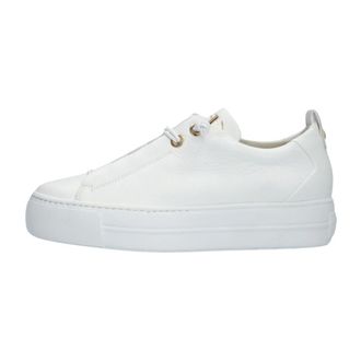 Paul Green Wei&szlig;e Slip-On Sneaker 5017 Plateau - - Shoes - Damen - Wei&szlig; - 42 EU