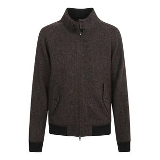 Baracuta Veste G9 &agrave; motif chevrons - Homme - Vestes - Brun - Taille: 2XS