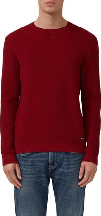 s.Oliver Strukturmix-Pullover aus Reiner Baumwolle