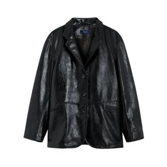 SOEUR Luciano Lederjacke - - Jackets - Damen - Schwarzk - XS