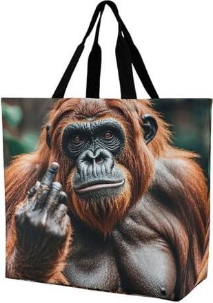 Generic Gorilles Sac Fourre-Tout L&eacute;ger Sacs De Courses Grand Sac A Main Femmes Pour Travail Shopping Voyage