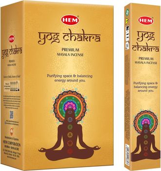 Hem Yog Chakra Masala R&auml;ucherst&auml;bchen 12 Packung
