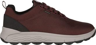Geox Herren U Spherica 4x4 B Abx Sneakers, Wine, 44 EU