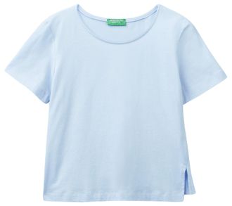 Benetton Damen 3096d106o T-Shirt, Hellblau 2k3, XX-Small