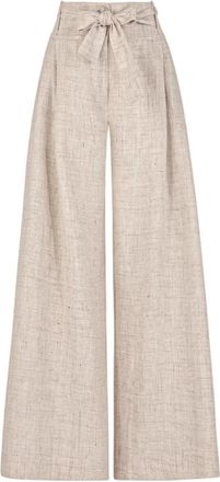 D.exterior Femme, Pantalons, Beige, Taille: 36 FR Wide Pantalons