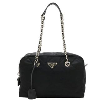 Prada Sac bandouli&egrave;re vintage Pre-owned - Femme - Pre-owned - Noir - Taille: ONE Size