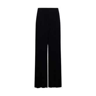Silvian Heach Weite Hose mit vertikalen Rippen - - Trousers - Damen - Schwarzk - XS