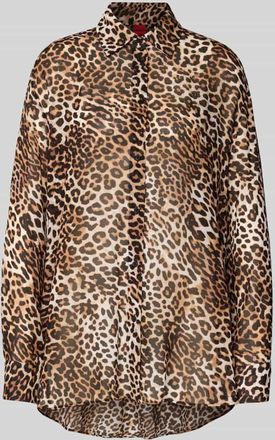 HUGO BOSS Relaxed Fit Bluse aus reiner Viskose