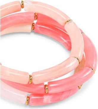 Au Printemps Paris Lot de 3 bracelets &eacute;lastiques
