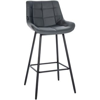 Clp Tabouret de bar Weston Gris Similicuir
