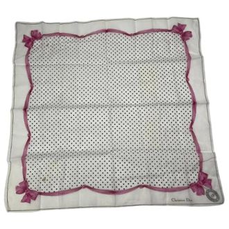 Dior Pre-owned Mitzah Vintage Silk Scarf - - Pre-owned - Damen - Wei&szlig; - ONE SIZE