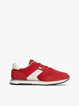 Tommy Hilfiger Baskets multitextures en daim