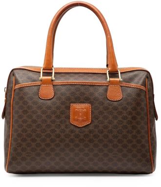 Celine Crossbody Bags - Macadam Coated Canvas Handbag - Gr. unisize - in Braun - f&uuml;r Damen