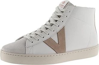 Victoria Bottine Unisexe Berlin Cuir & Pi&egrave;ces en Contraste & Bout en Cro&ucirc;te De Cuir 1126163 pour Adulte CUARZO 41