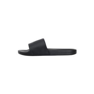 Calvin Klein Homme, Chaussures, Noir, Taille: 41 EU Ciabatta AOP Print