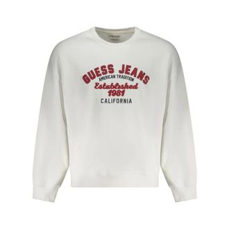 Guess Crewneck Sweatshirt - - Sweatshirts & Hoodies - Herren - Wei&szlig; - XS