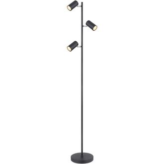 Globo Lighting Lampadaire - Robby - noir - m&eacute;tal - GU10 - 57910SB - Globo