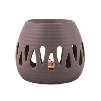 Pajoma Keramik Duftlampe Simple in braun, H&ouml;he 8 cm