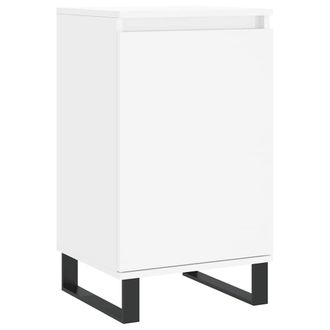 vidaXL Credenza Bianca 40x35x70 Cm In Legno Multistrato - Vidaxl