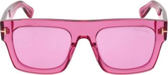 Tom Ford unisex, Accessoires, Rose, Taille: 53 MM Lunettes de soleil Fausto