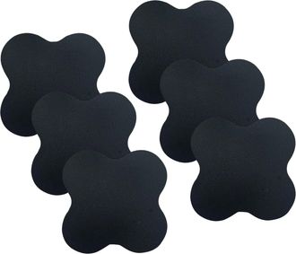 Generic Laufmatte | 6 St&uuml;ck robuster Schutz gegen St&ouml;&szlig;e, Unterlage f&uuml;r Fitnessger&auml;te - f&uuml;r Trainingsrad, Ruderger&auml;t, Haus, B&uuml;ro, Fitnessstudio, Wohnung, Garag