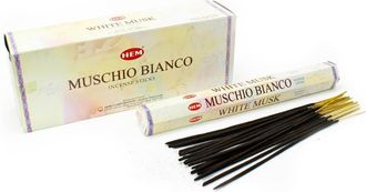 Hem Räucherstäbchen White Musk Weißer Moschus ca. 120 Stäbchen