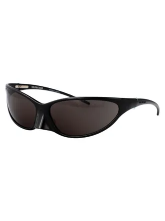 Balenciaga Unisex Sunglasses Bb0349s Black-Black-Grey Aluminium Black/black/grey